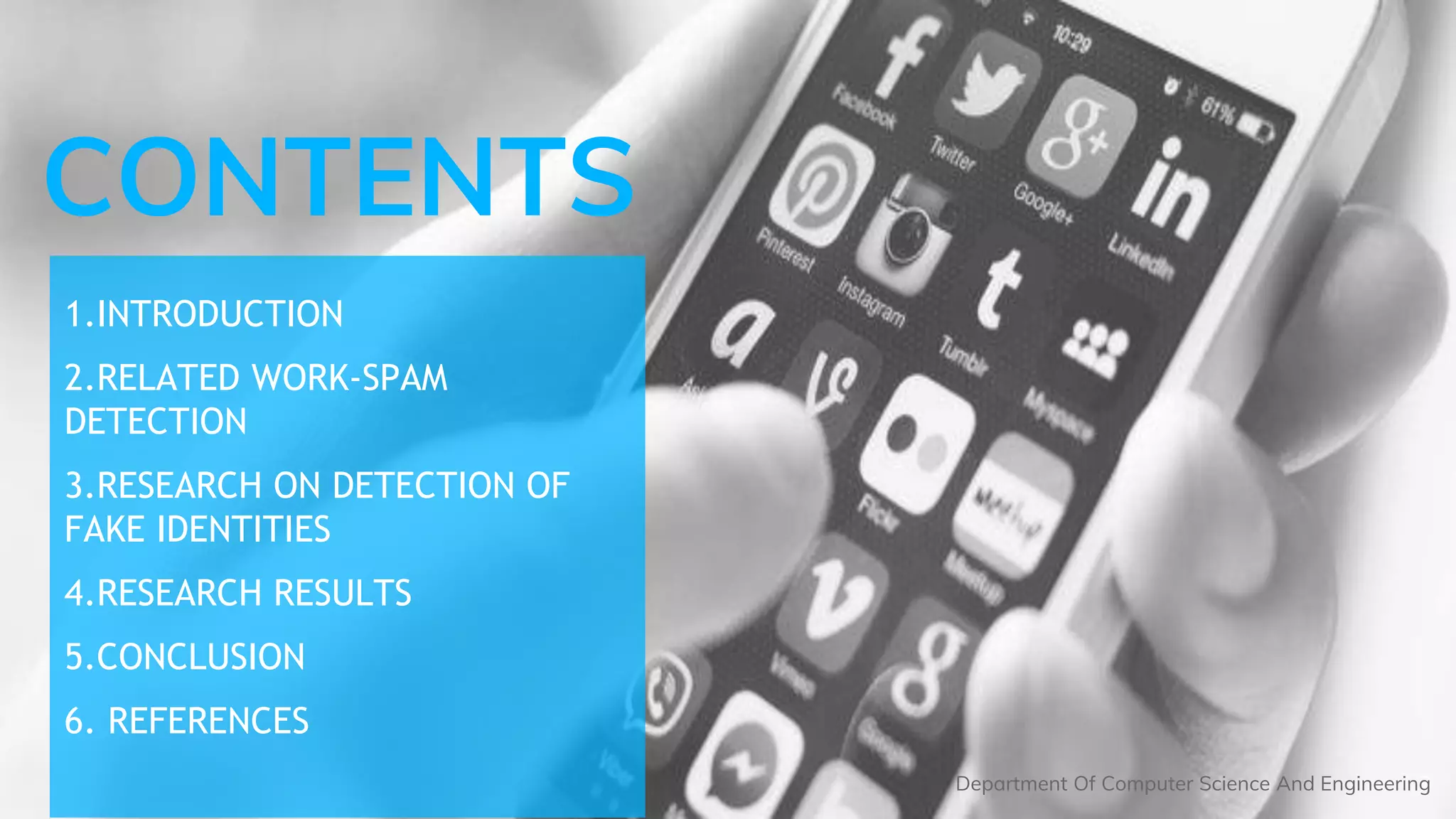 Seminar on detecting fake accounts in social media using machine ...