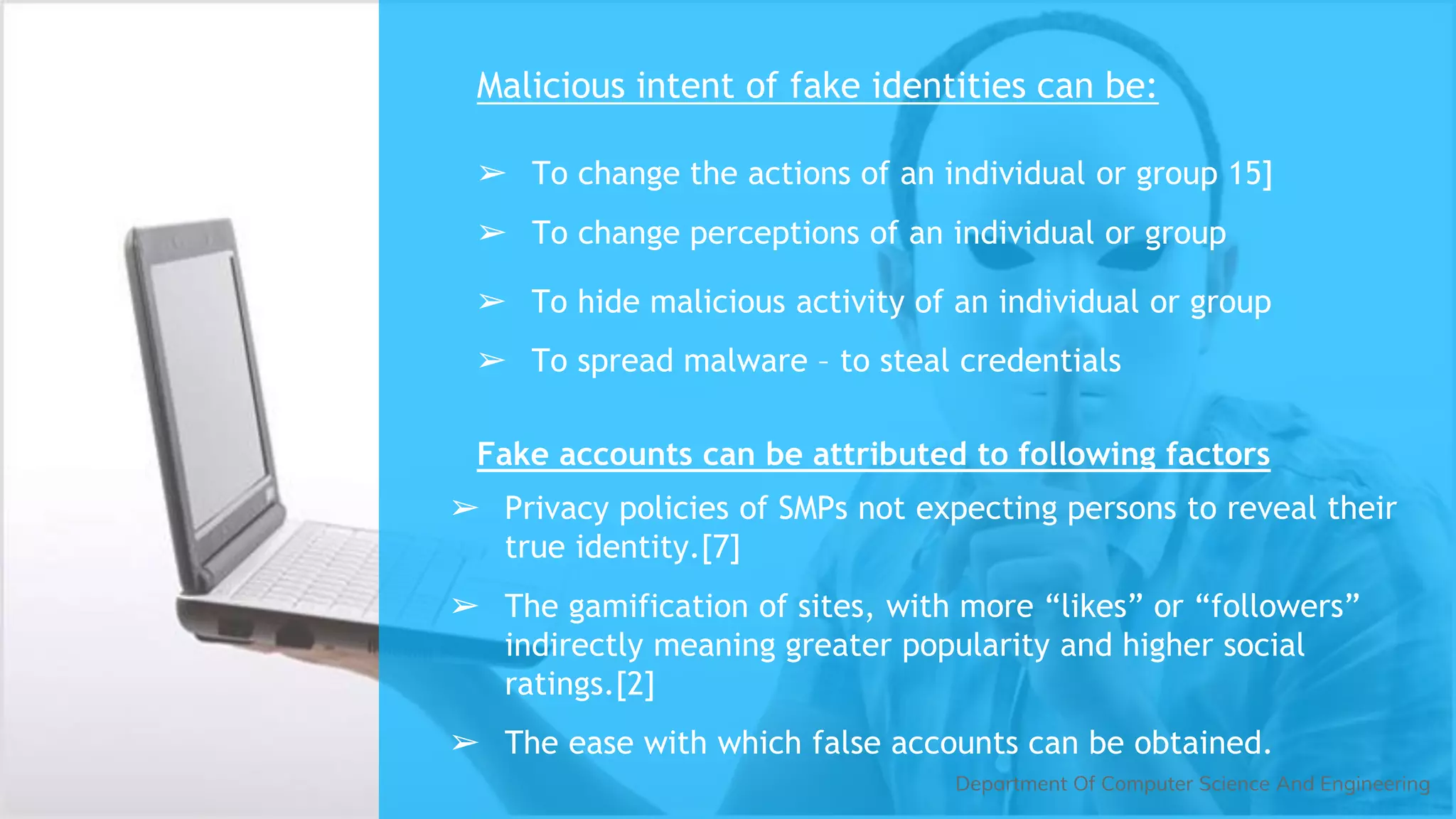 Seminar On Detecting Fake Accounts In Social Media Using Machine