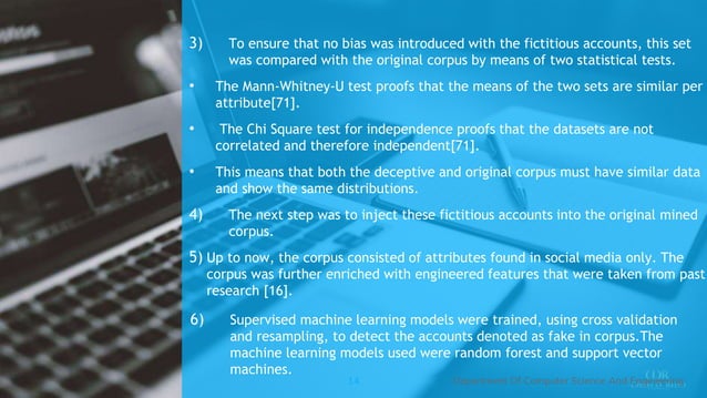 Seminar on detecting fake accounts in social media using machine ...