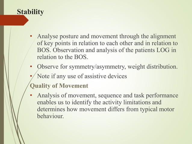 Motor control Assessment | PPTX | Physical Therapy | Wellness