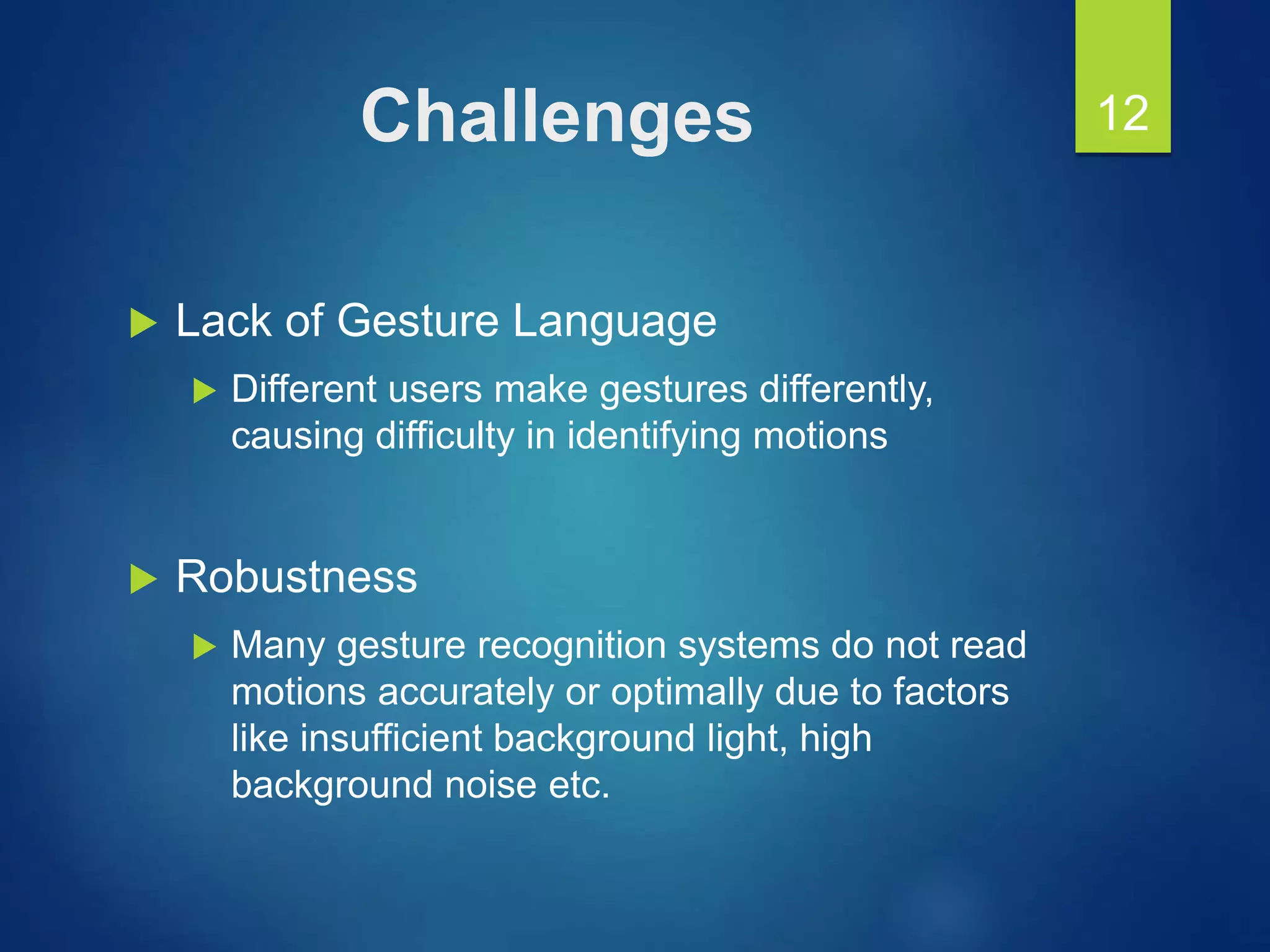 Gesture Recognition Technology-Seminar PPT | PPTX
