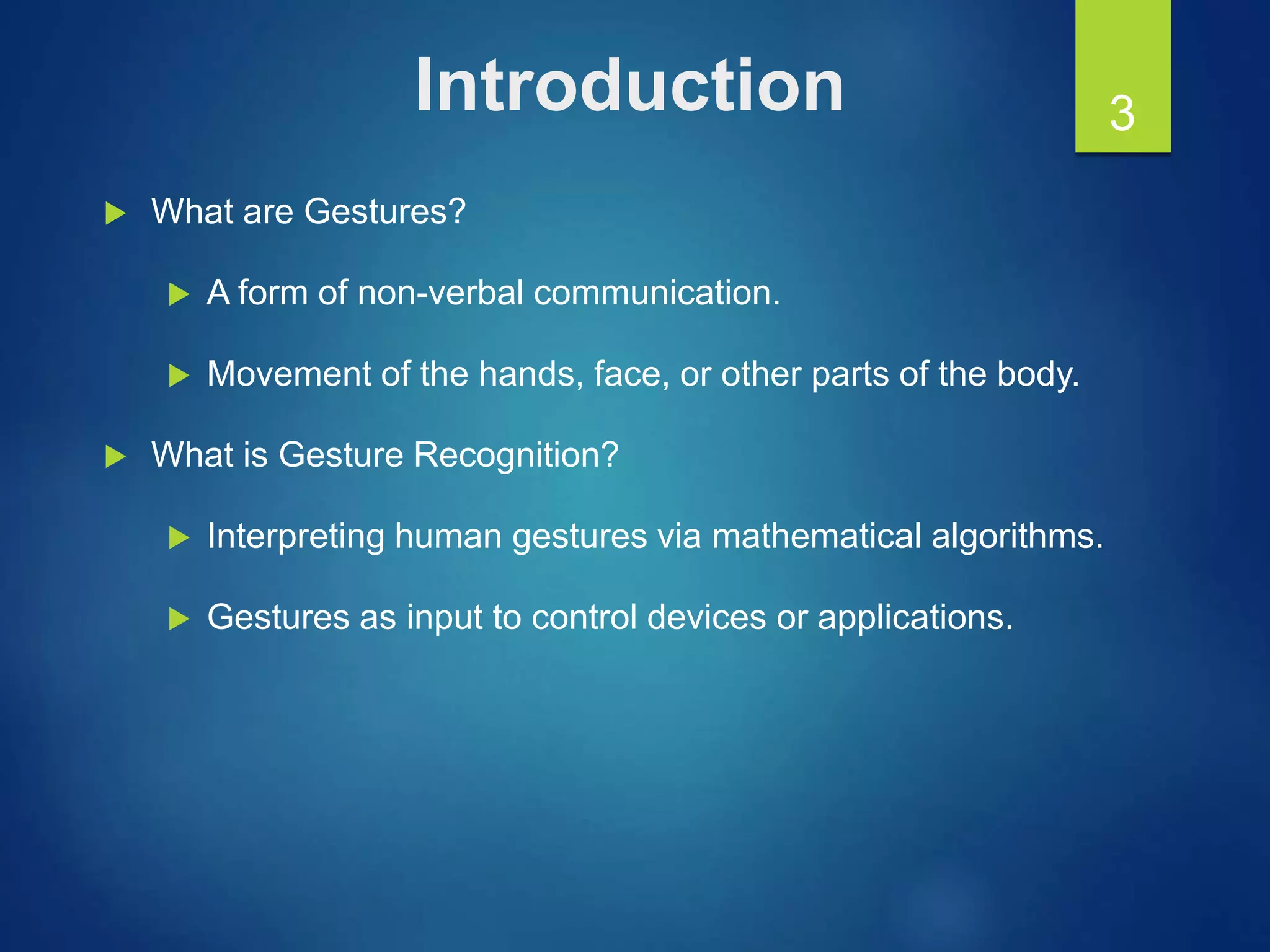 Gesture Recognition Technology-Seminar PPT | PPTX