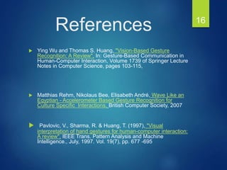 Gesture Recognition Technology-Seminar PPT | PPTX