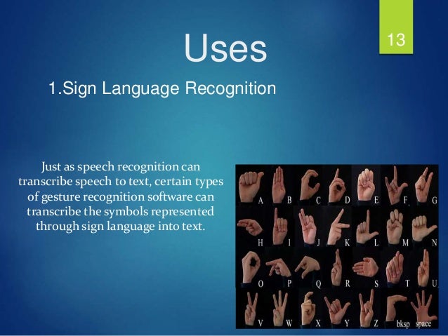 Gesture Recognition Technology-Seminar PPT
