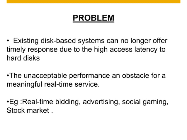 IN-MEMORY DATABASE SYSTEMS.SAP HANA DATABASE. | PPT