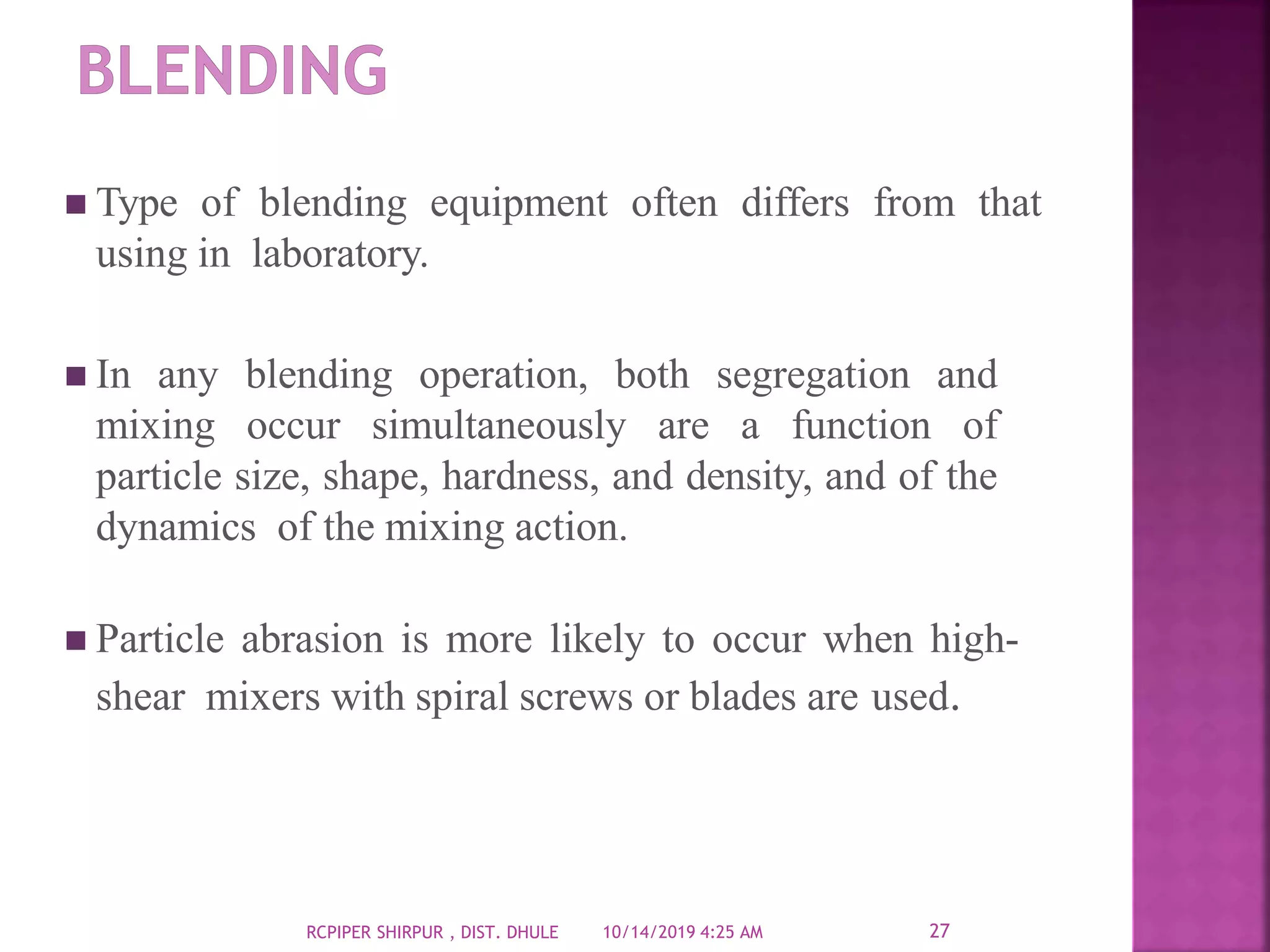 pilot plant scale up techniques for tablets | PPTX