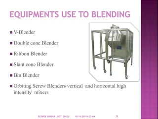 pilot plant scale up techniques for tablets | PPTX