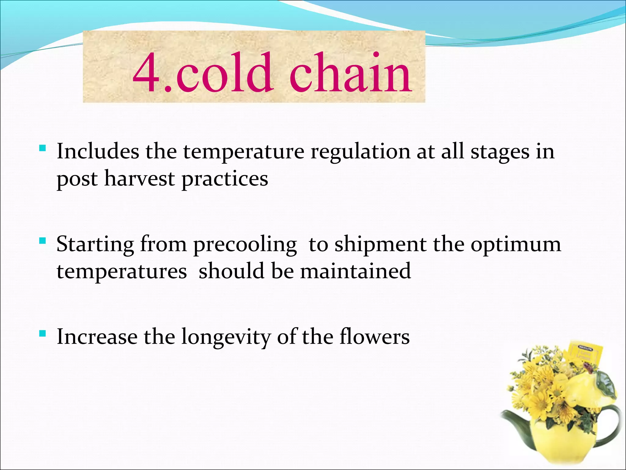 Post Harvest Handling of Flower Crops | PPT