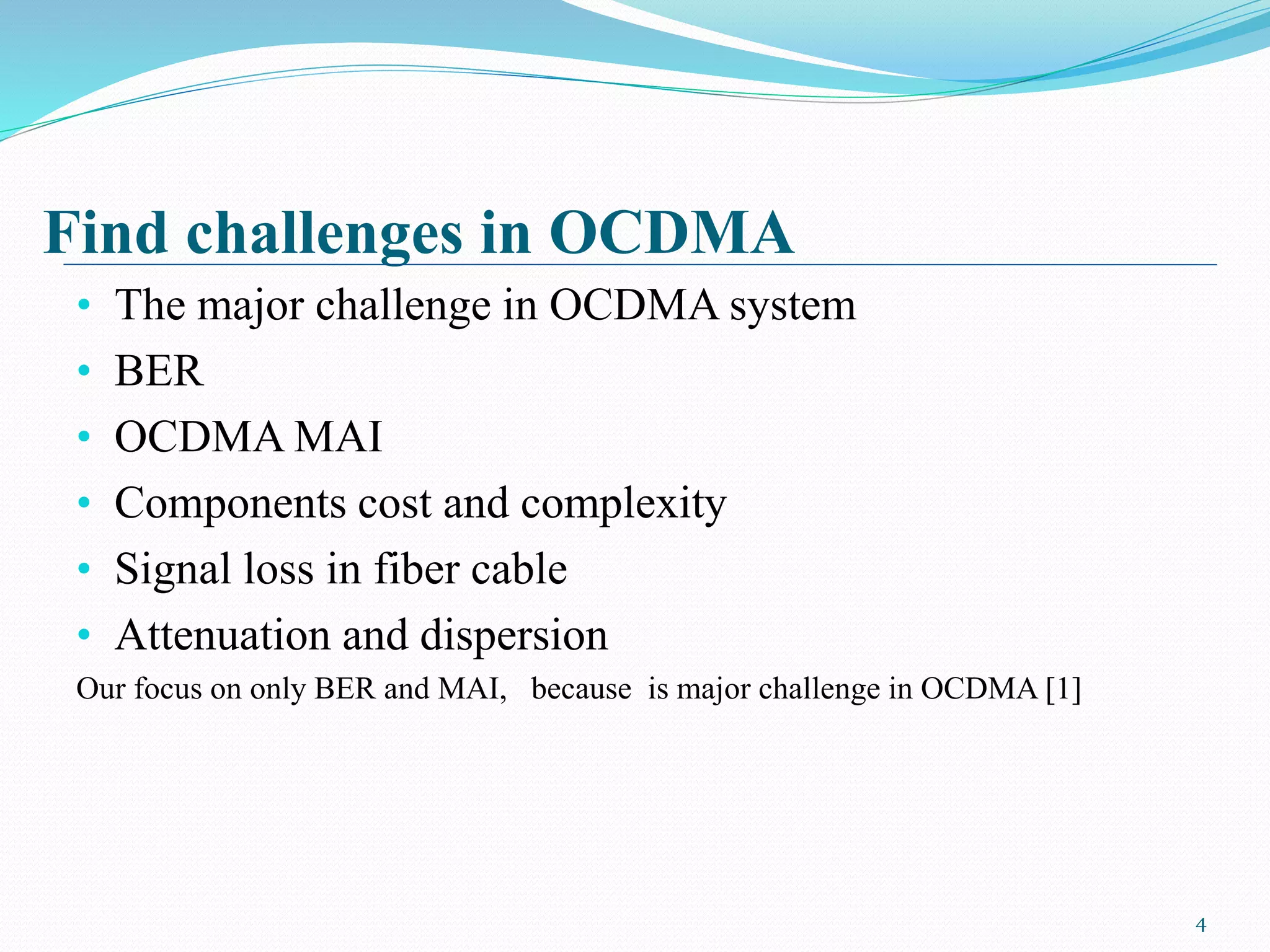 OPTICAL CDMA system | PPTX