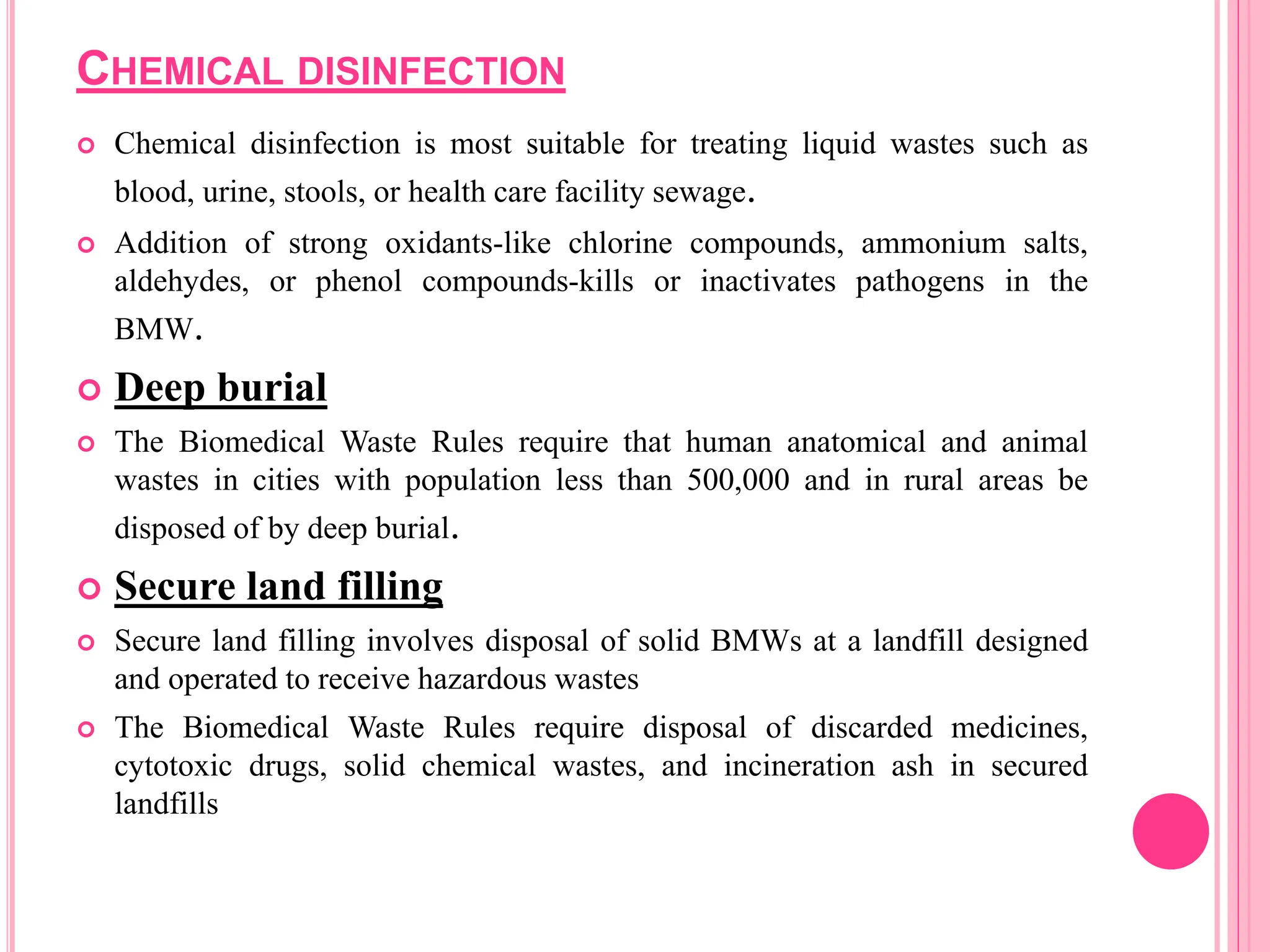 Disposal and management of pharmaceutical waste | PPTX