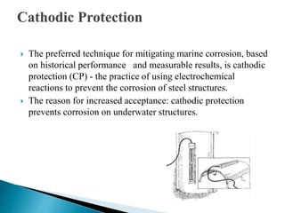 Control of corrosion on underwater piles | PPTX