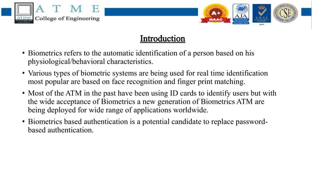 Seminar ppt BIOMETRIC.pptxhgjcjyffffffffffffffffffffffffffff | PPT