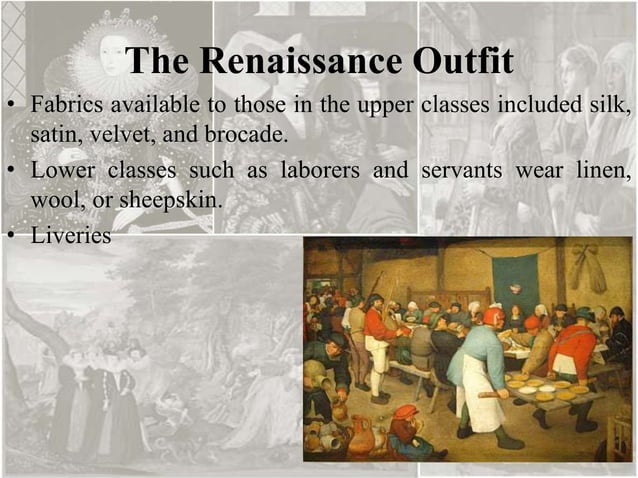 CLOTHING DURING THE RENAISSANCE PERIOD by Arpana kamboj | PPTX