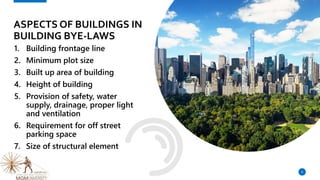 building byelaws | PPTX