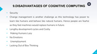 Cognitive computing ppt. | PPTX