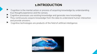Cognitive computing ppt. | PPTX