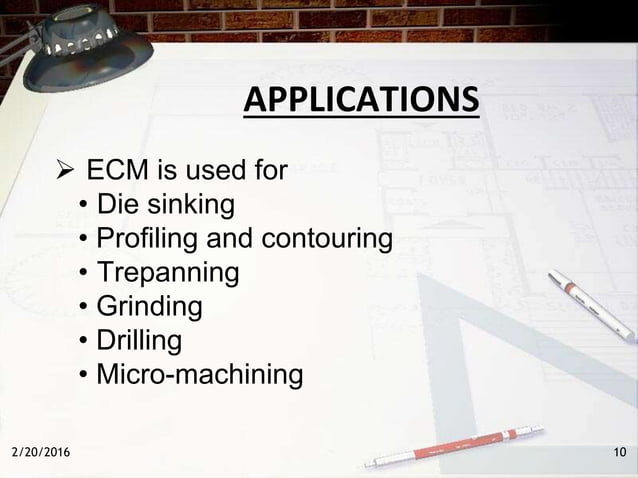 Electrochemical Machining (ECM) | PPTX | Chemistry | Science
