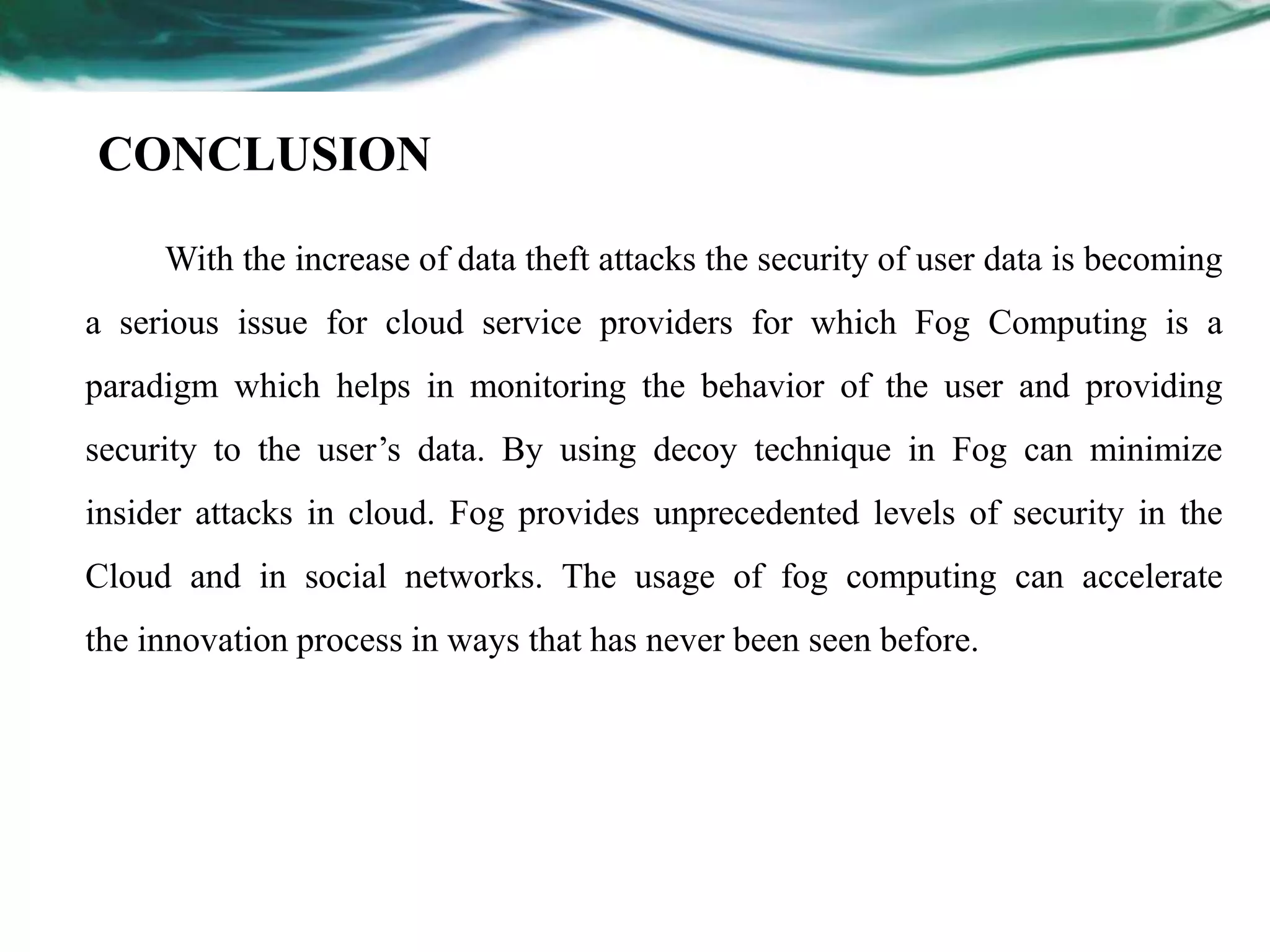 Seminar ppt fog comp | PPTX
