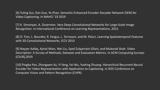 Video Description using Deep Learning | PPTX | Video Software ...