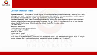 LABORATORY INFORMATION SYSTEM | PPTX