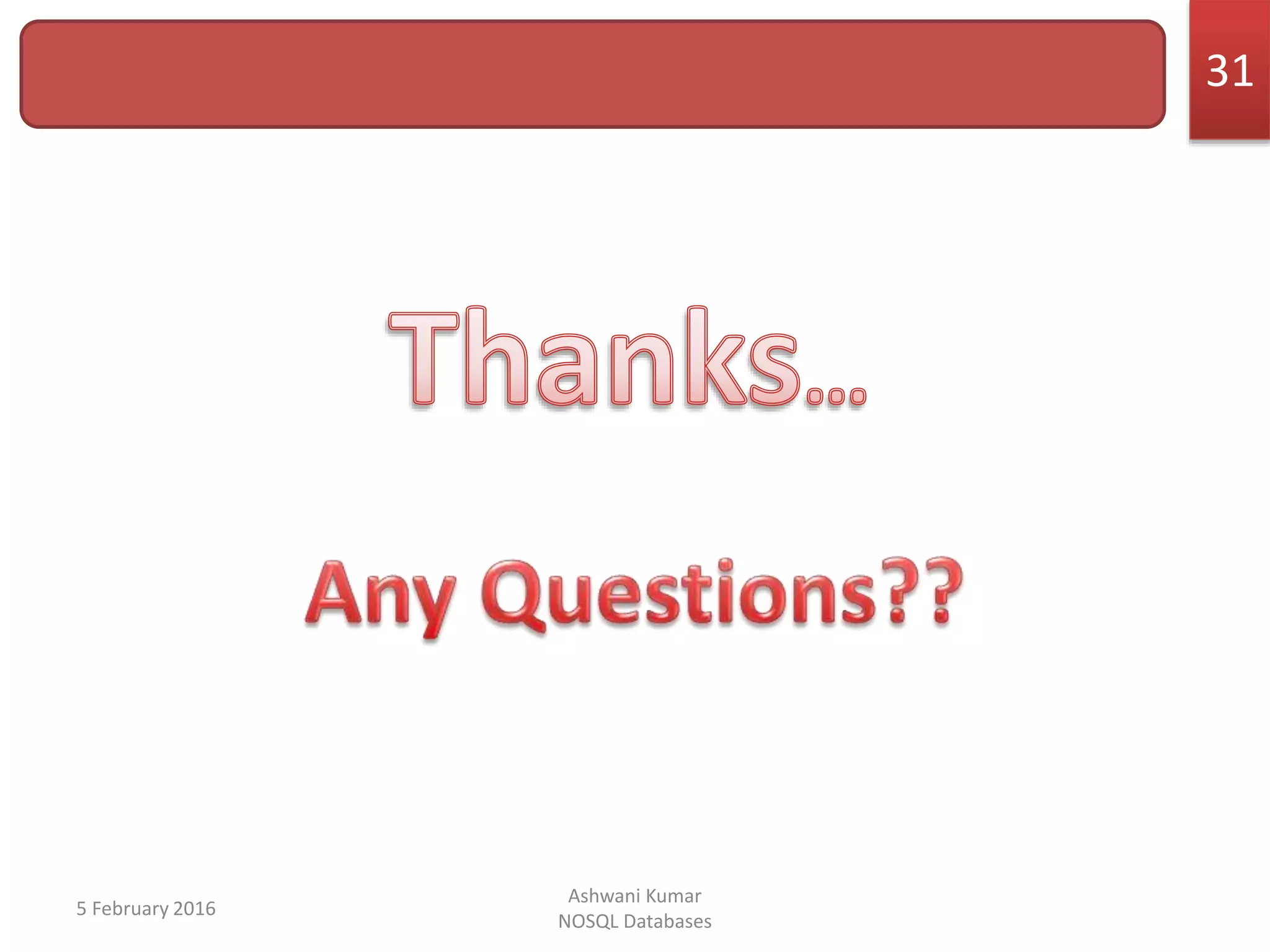 Introduction To Nosql Databases Pptx