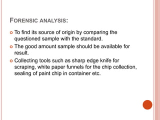 Paints as evidence | PPTX