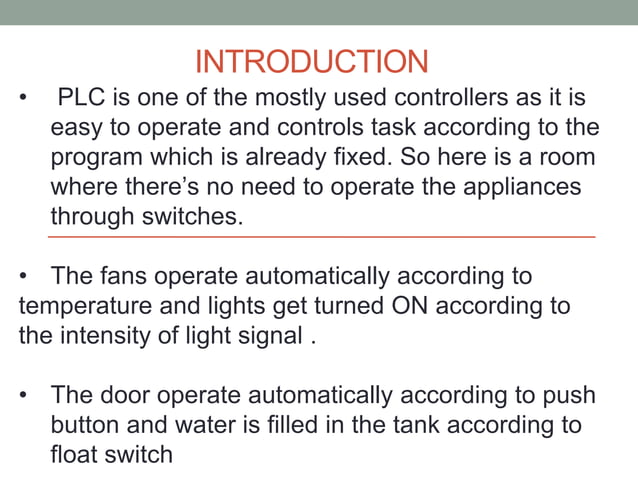 (Seminar PPT )PLC Based Home Automation.pptx