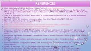 Use of stable and radio isotopes to understand the plant physiological ...
