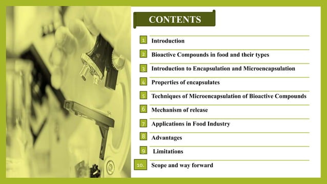 Micro Encapsulation As A Noble Technique For Application Of Bio Active Compounds In The Food
