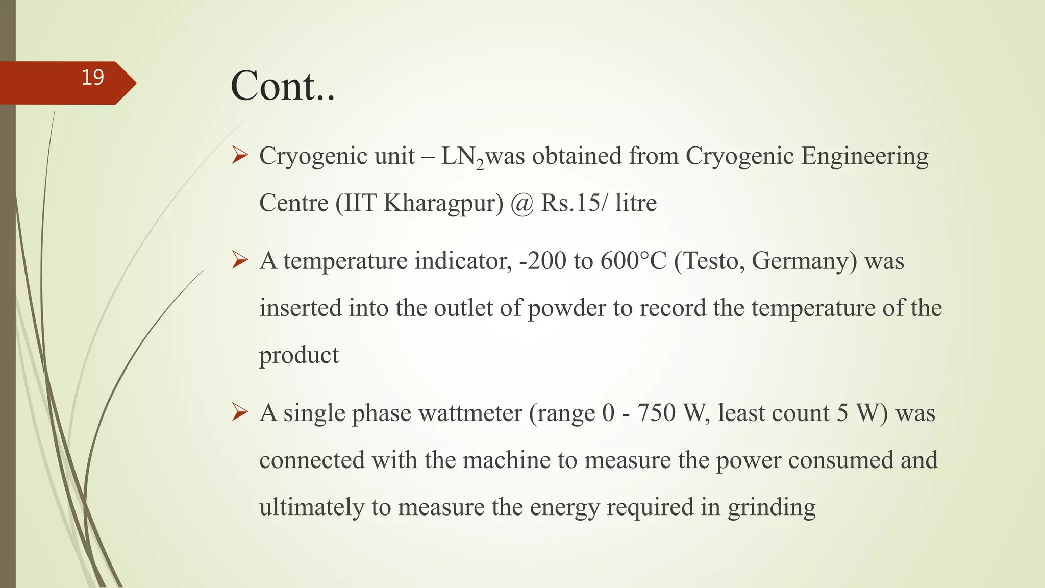 cryogenic grinding of spices | PPTX