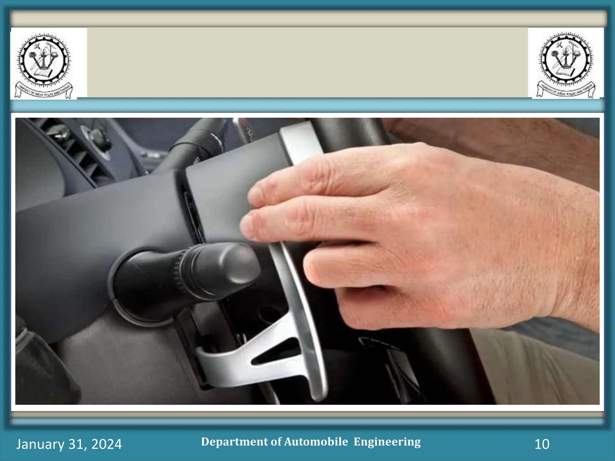 Paddle shifter | PPTX