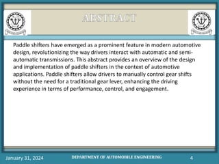 Paddle shifter | PPTX