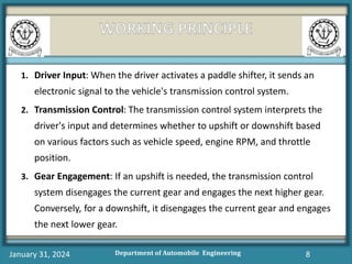 Paddle shifter | PPTX