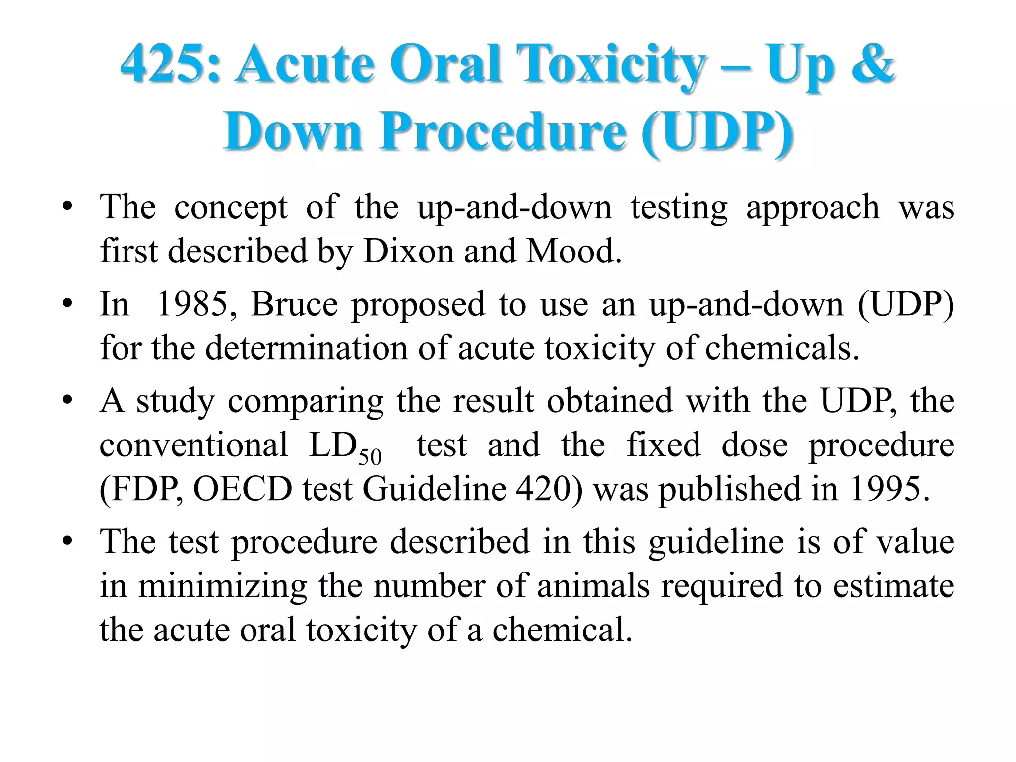 Acute Toxicity by OECD Guidelines | PPTX