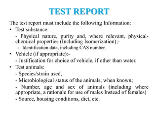 Acute Toxicity by OECD Guidelines | PPTX