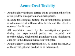 Acute Toxicity by OECD Guidelines | PPTX