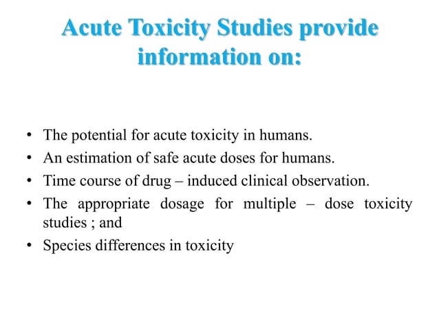Acute Toxicity by OECD Guidelines | PPTX | Chemistry | Science