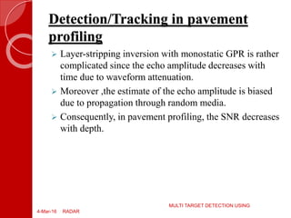GROUND PENETRATING RADAR(GPR) ppt | PPTX