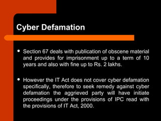 Cyber defamation | PPT