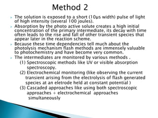 Electrochemical Monitoring of Photolytic Intermediates | PPT