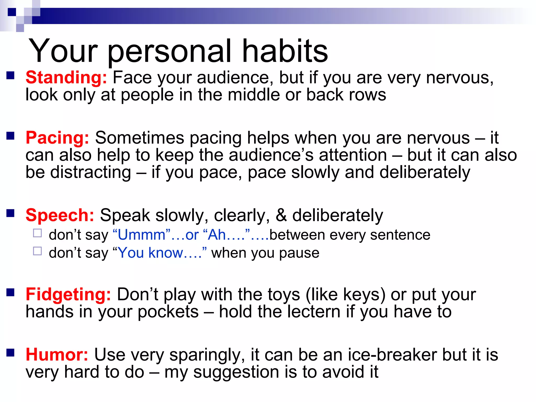 How to successfully give a seminar presentation | PPT