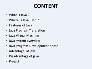 Presentation on Core java | PPT
