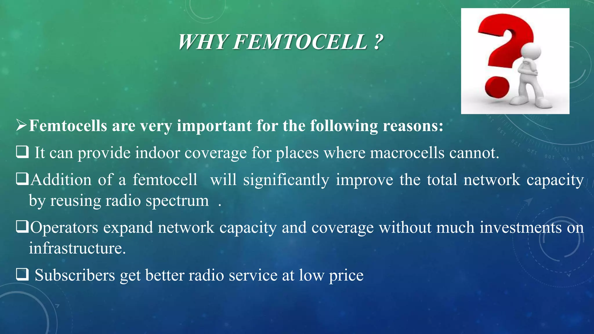 Seminar presentation On Femtocell Technology | PPTX