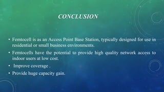 Seminar presentation On Femtocell Technology | PPTX | Computer ...