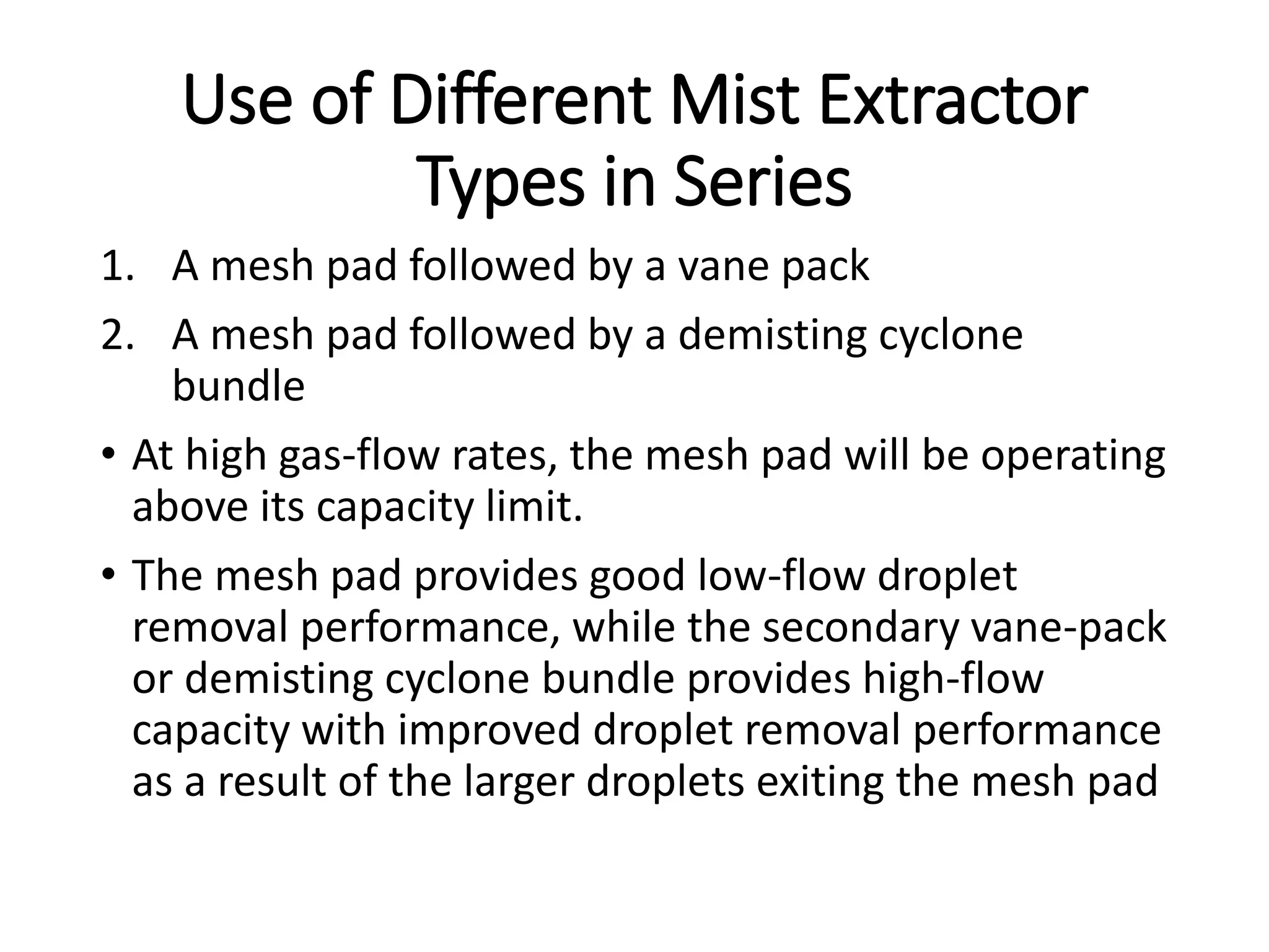 Qualification of separation performance in gas\liquid separation | PPTX