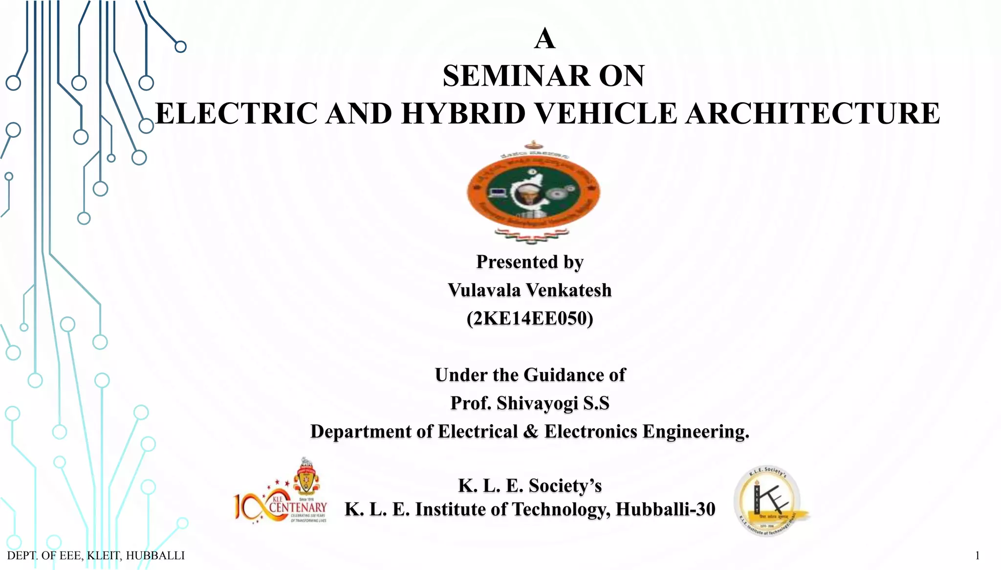 Architecture of EV and HEV | PPT