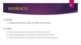 Hadoop Distributed File System | PPTX