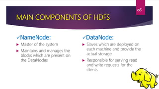 Hadoop Distributed File System | PPTX