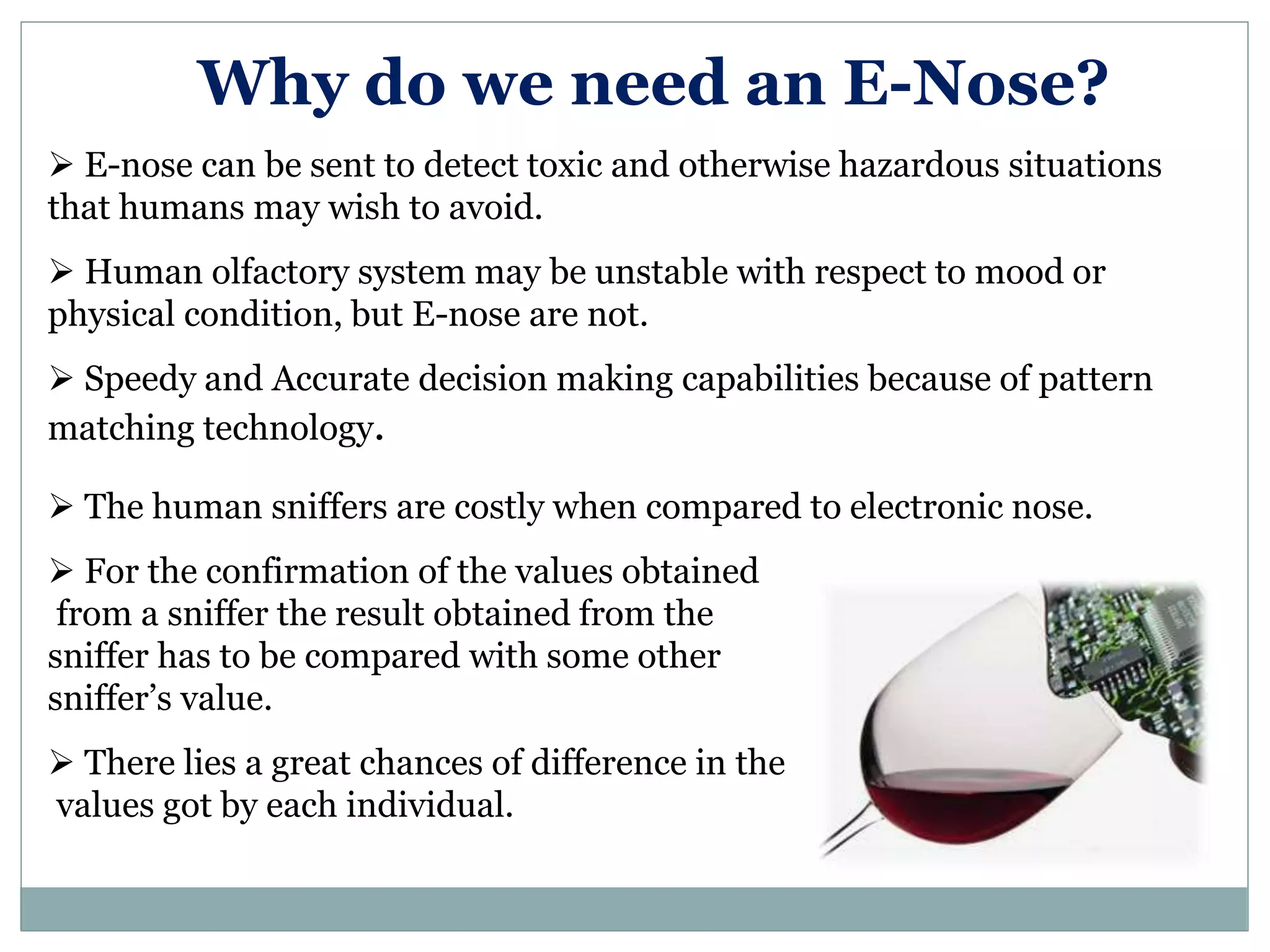 Electronic Nose(e-Nose) | PPTX