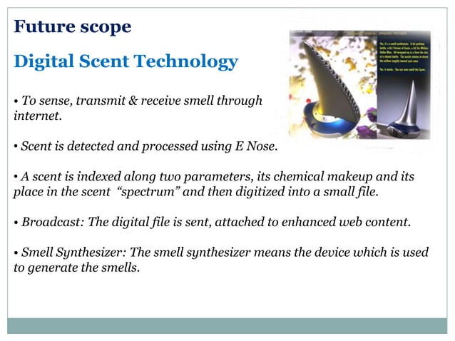 Electronic Nose(e-Nose) | PPTX | Consumer Electronics | Technology & Computing
